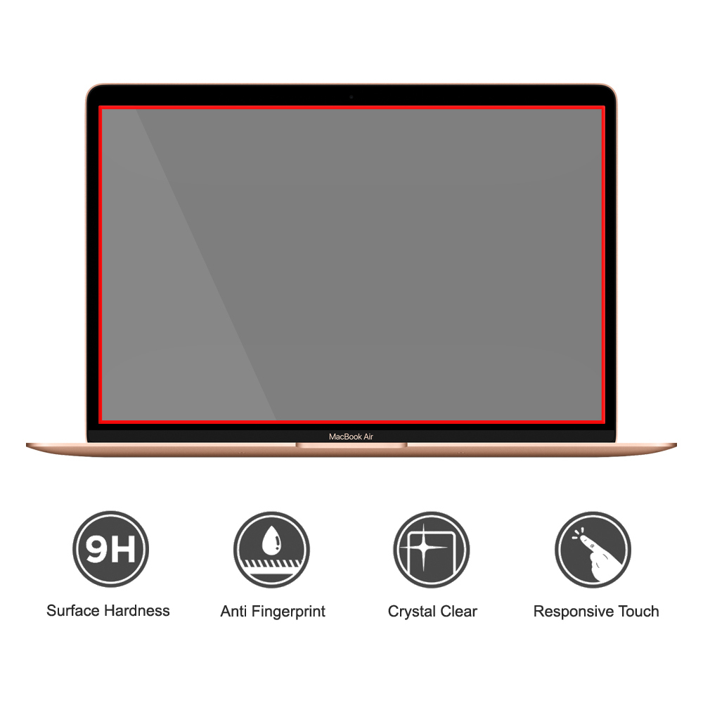 9H Tempered Glass Screen Protector for 13-inch MacBook Air (2020)